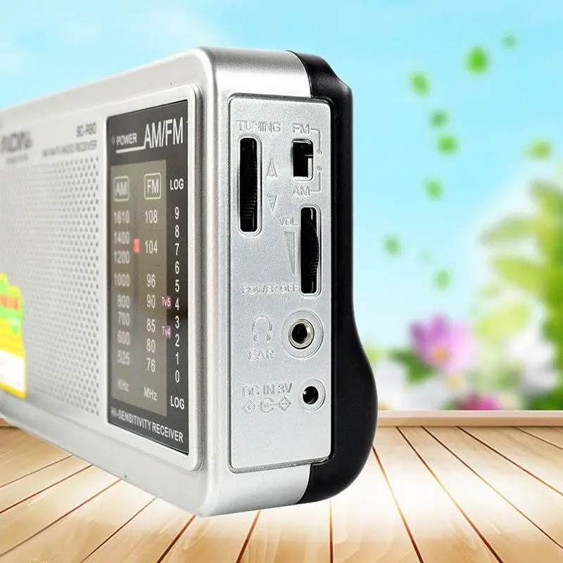 Портативный AM FM радио Ретро винтажный встроенный динамик Карманный ...