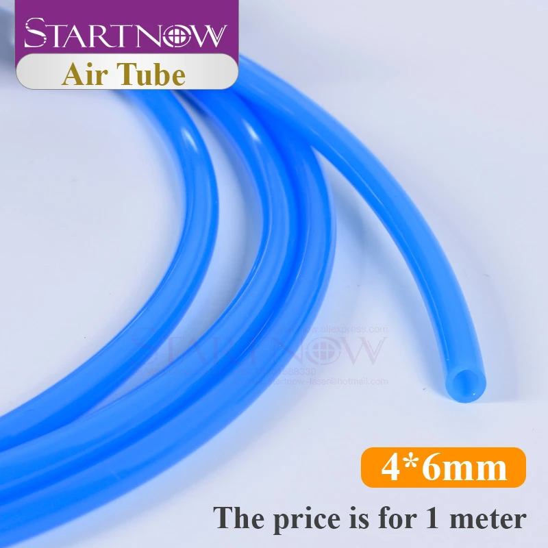 Blue Air Tube Flexible Hose 6x4mm Polyurethane Pipe Pneumatic Pu Tubing ...