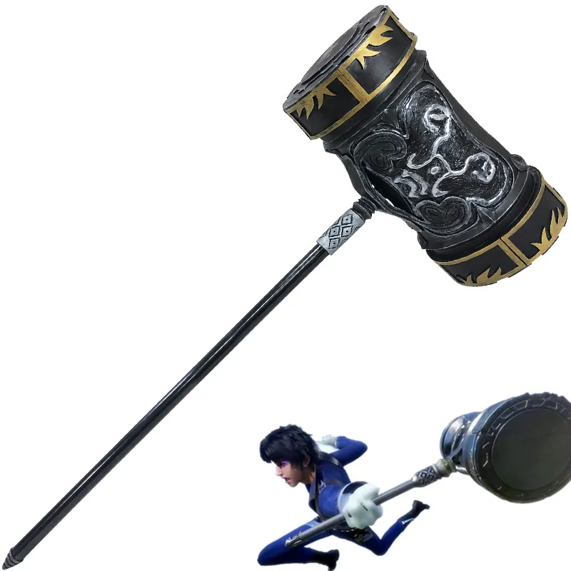 Hot-Anime-Soul-Land-Tang-San-Haotian-Hammer-PVC-Cosplay-Prop-Gift-New ...