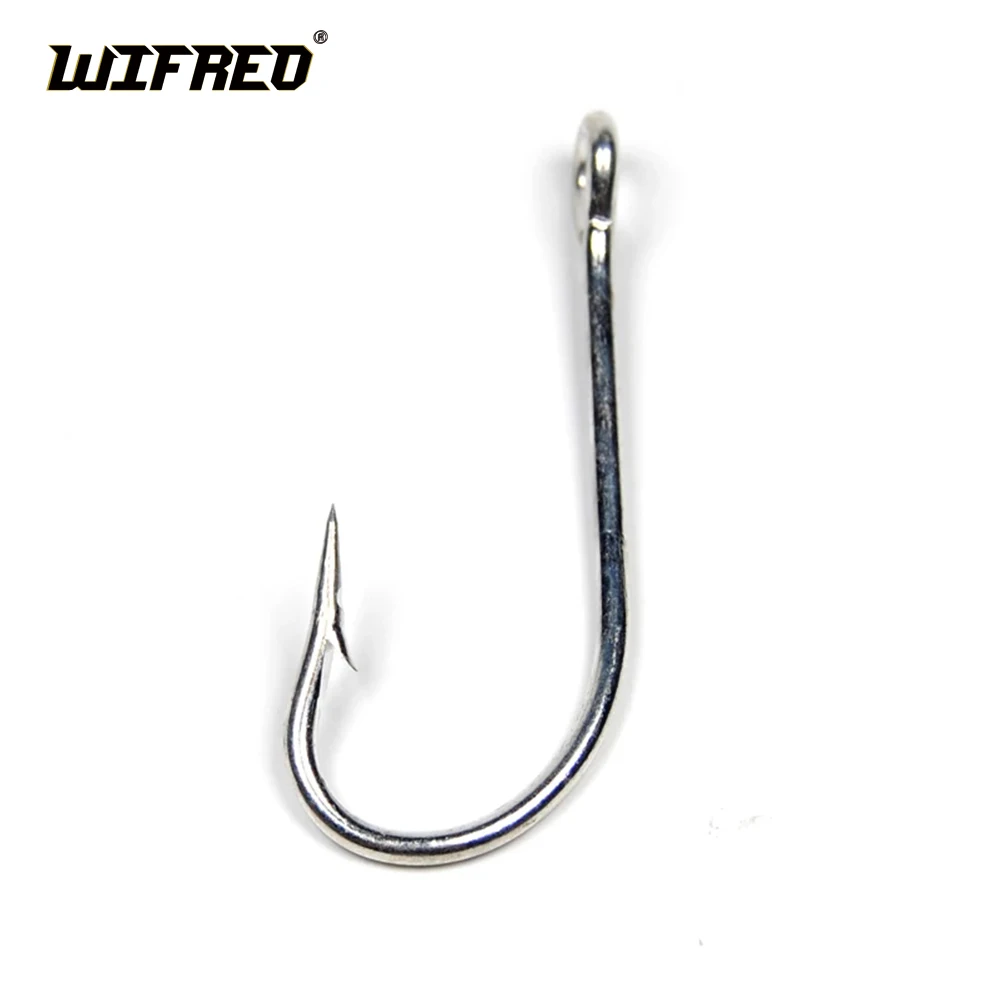 [100PCS] Sea Kirby Ringed Hook Saltwater Fishing Hooks High Carbon ...