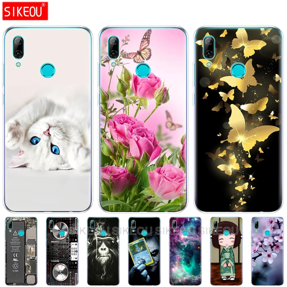 For Huawei P Smart 2019 Cases Silicon Soft TPU Back Cover For Funda ...