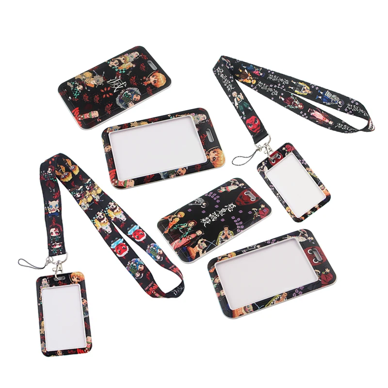 Fd0233 Anime Id Card Pass Mobile Phone Usb Badge Holder Key Strap Card ...