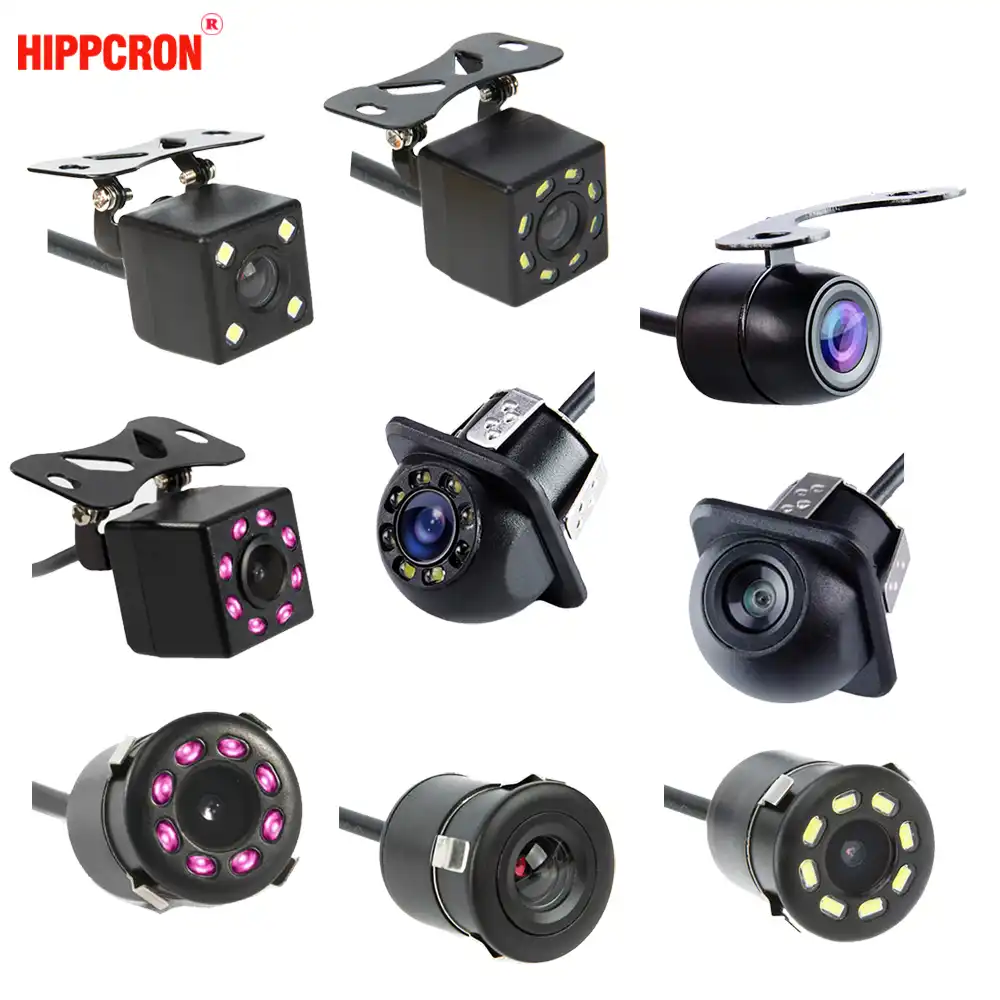 EBILAEN Car Reverse View Camera With 8 LED HD Waterproof Parking Line ...