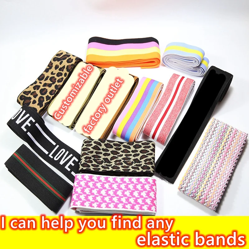 Elastic Bands 30~50mm Elastic Ribbon Clothing Bags Trousers Elastic ...