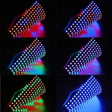 WS2812B RGB LED Digital Flexible Individually Addressable Panel Light ...