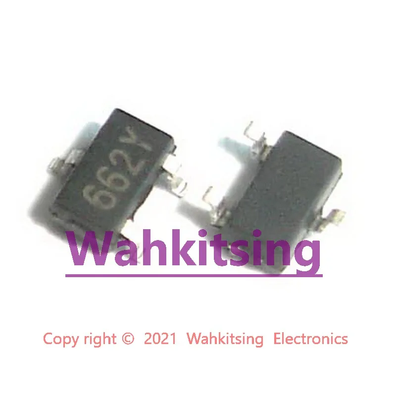 100 PCS XC6206P332MR SOT-23 662Y Low ESR Cap.Compatible Positive ...