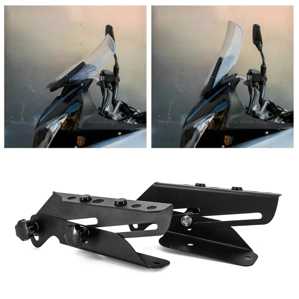 Windshield-Adjusters-Support-Holder-Windscreen-Strengthen-Bracket-Kits ...