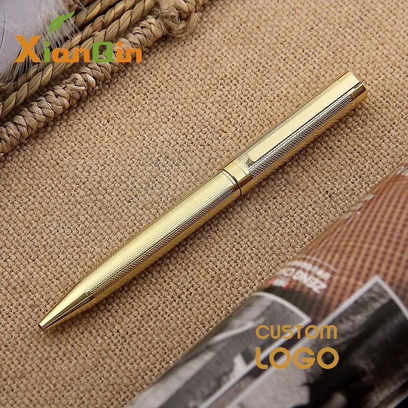 Personalized Gift Pen 1.0mm Black Ink Metal Ballpoint Pen Customized ...
