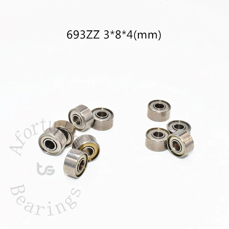 693zz 3*8*4(mm) 10pieces Bearing Free Shipping Abec-5 Metal Sealed ...