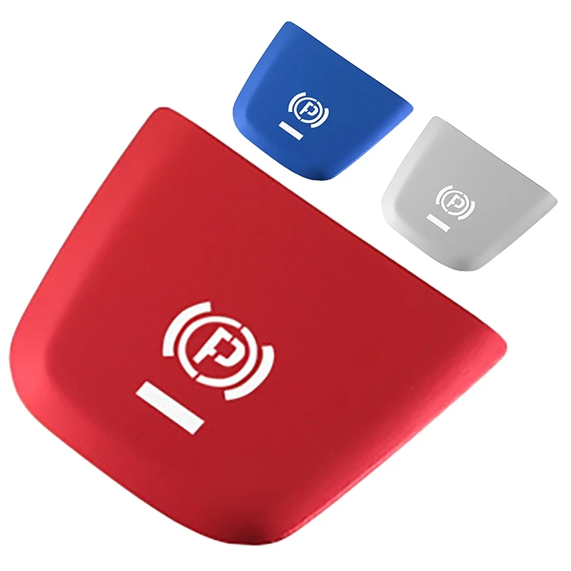 Car Parking Brake Handbrake Decoration Cover P Button Sticker for ...