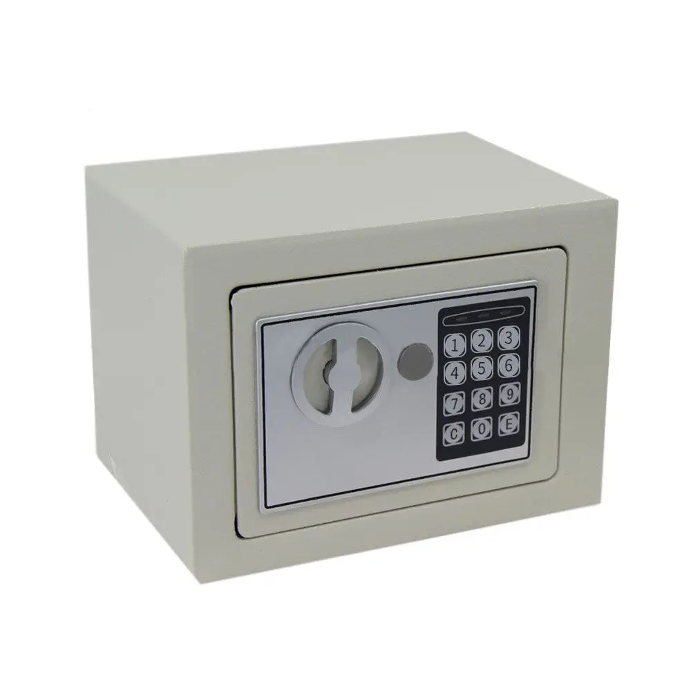 Mini Safety Box Digital Electronic Security Box Home Office Wall Type ...