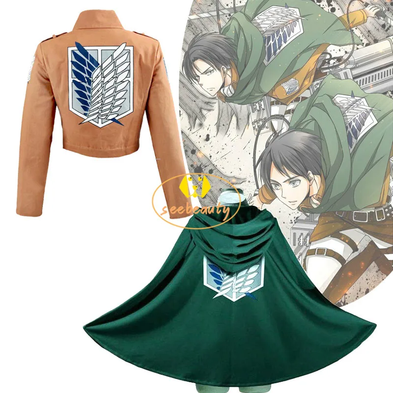 Attack On Titan Shingeki No Kyojin Cosplay Costumes Set Recon Corps ...