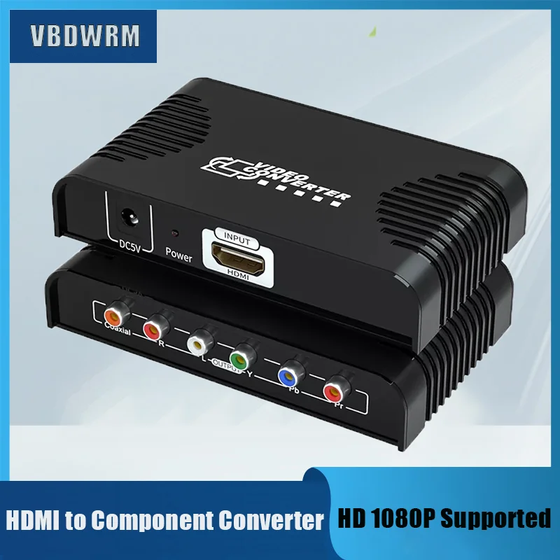 Hdmi To Ypbpr Component Scaler Video Converter, 1080p Hdmi To Component ...