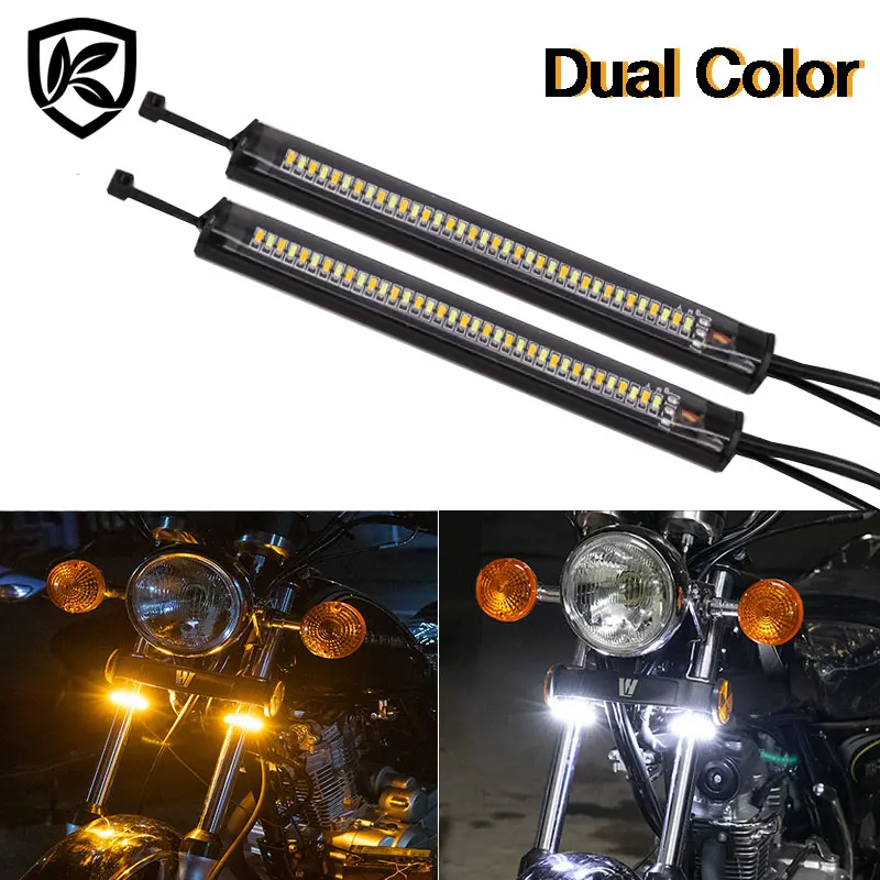 2-4pcs-Universal-36-LED-Motorcycle-Turn-Signal-Light-DRL-Amber-White ...