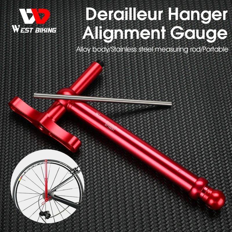 WEST BIKING Bicycle Derailleur Hanger Alignment Gauge Professional Tool ...