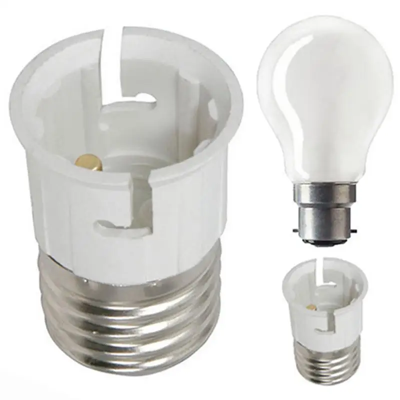 E27-to-B22-Light-Lamp-Bulb-Socket-Base-Converter-Edison-Screw-to ...
