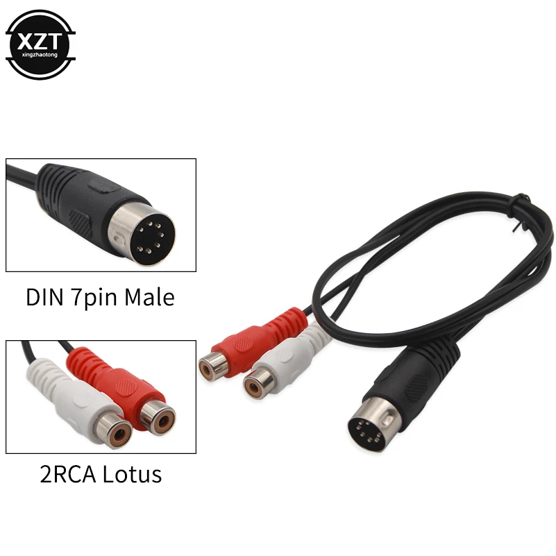 7-pin-DIN-7pin-Revolution-2RCA-Lotus-Mother-Vintage-Audio-Speaker ...