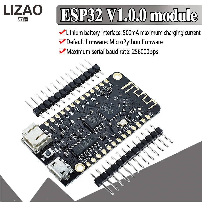 For WEMOS Lite ESP32 V1.0.0 Wifi Bluetooth Development Board Antenna ESP-32 CH340C Rev1 ...