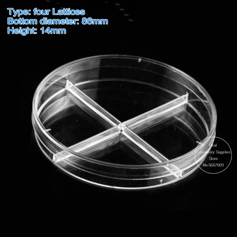 Generic 10pieces/pack Lab 90mm Disposable Sterile Plastic Petri Dishes ...