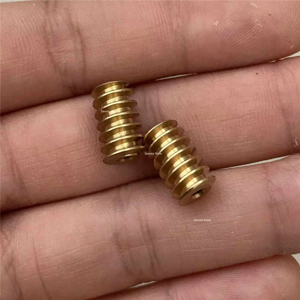 0-6M-1-98MM-2MM-Hole-12mm-7mm-Diameter-Copper-Worm-Gear-Single-Start ...