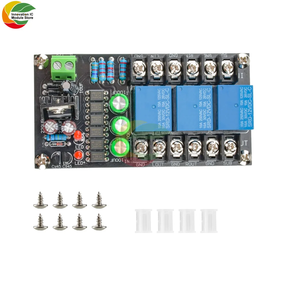 2.1-channel Class D Digital Power Amplifier Horn Protection Board Relay ...