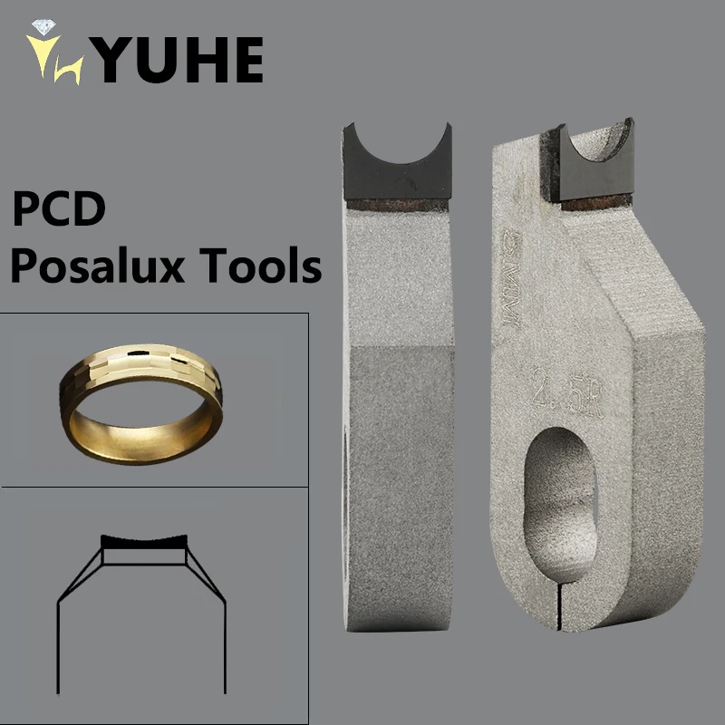 YuHe-PCD-Diamond-Acrylic-Polish-Finish-Milling-machining-cutter-Posalux ...