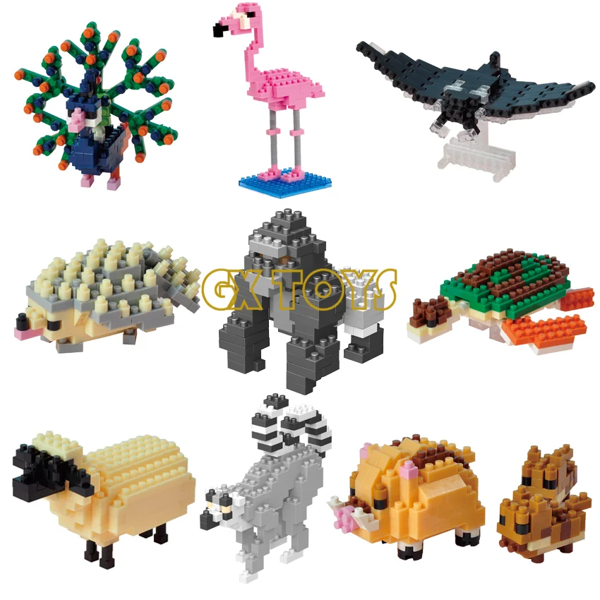 Wise Hawk Diamond Block Toys | Animal Micro Mini Blocks | Diamond Block ...