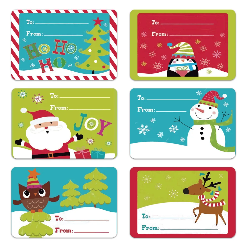 Winter Name Tags For Kids