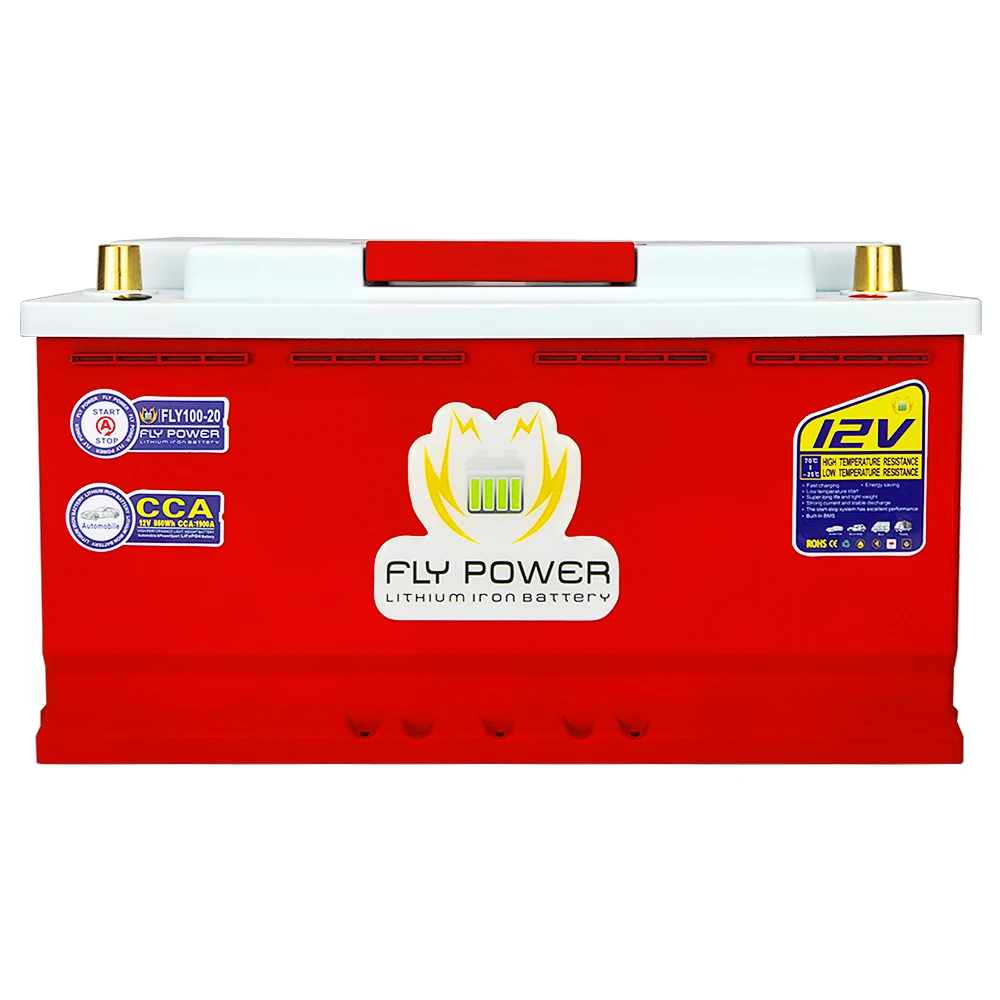 FLY100-20-LiFePO4-Car-Starting-Battery-With-Voltage-Display-12V-1200WH ...