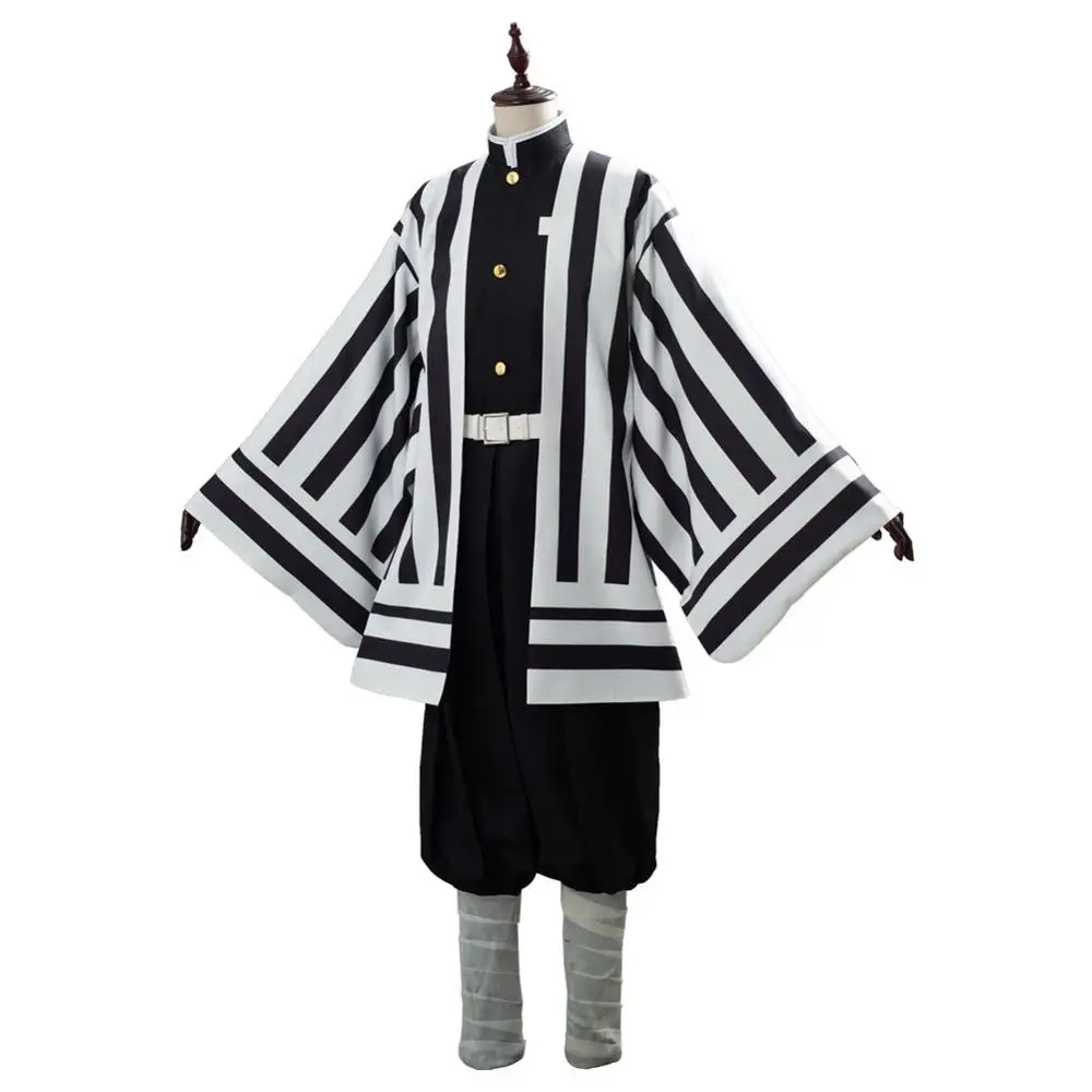 Anime Demon Slayer Obanai Iguro Cosplay Costume - AllCosplay.com