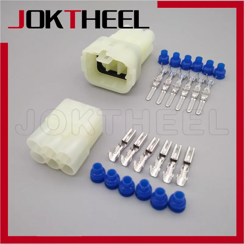 1 20 set Sumitomo HM 090 6 Pin way male female motorcycle Waterproof sensor plug auto Electrical ...