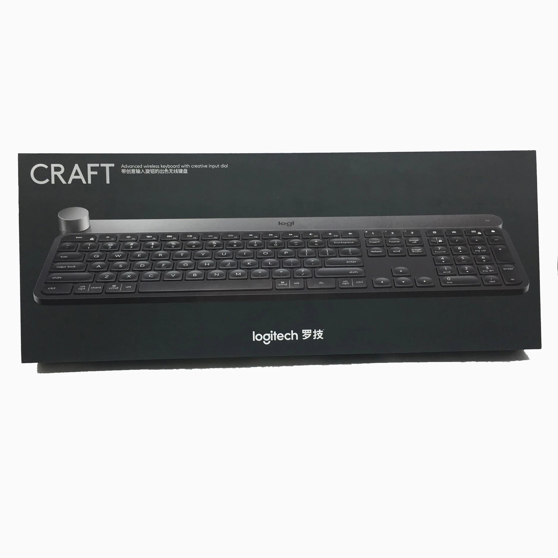Logitech Craft 무선 키보드 스마트 컨트롤 노브, 블루투스 연결 멀티 장치 연결 스위치 다크 그레이|키보드 ...