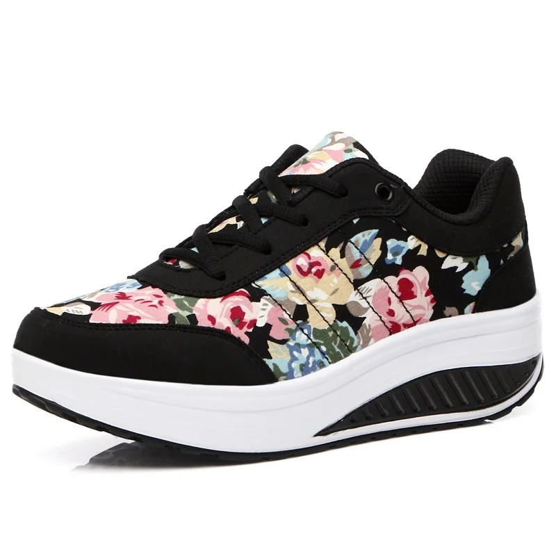 Shoe Platform Sport Toning Women | Women Sneakers Platform Toning ...