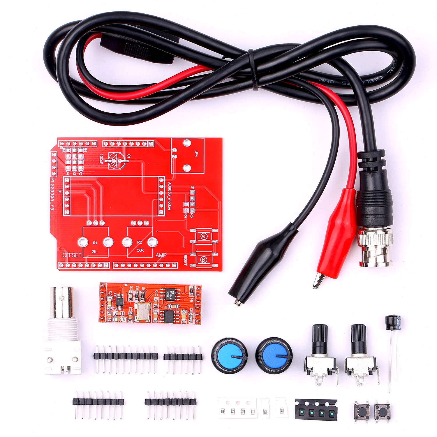 AD9833DDS-Signal-Generator-DIY-Kit-Arduino-Expansion-Board-0-12-5MHz ...