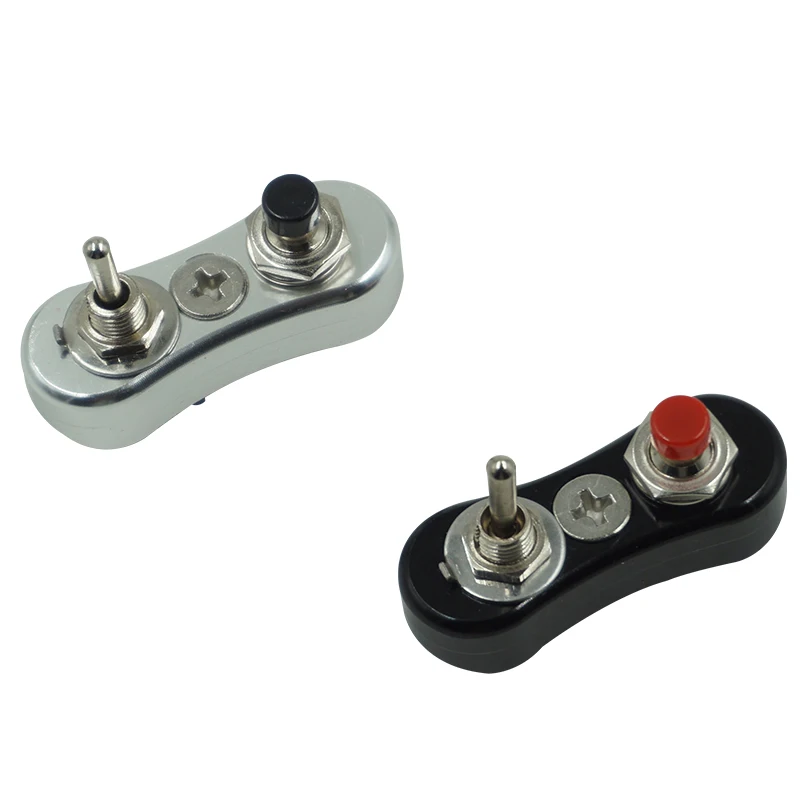 1" 7/8" Motorcycle Handlebar Mini Dual Switch Push Button For Horn ...