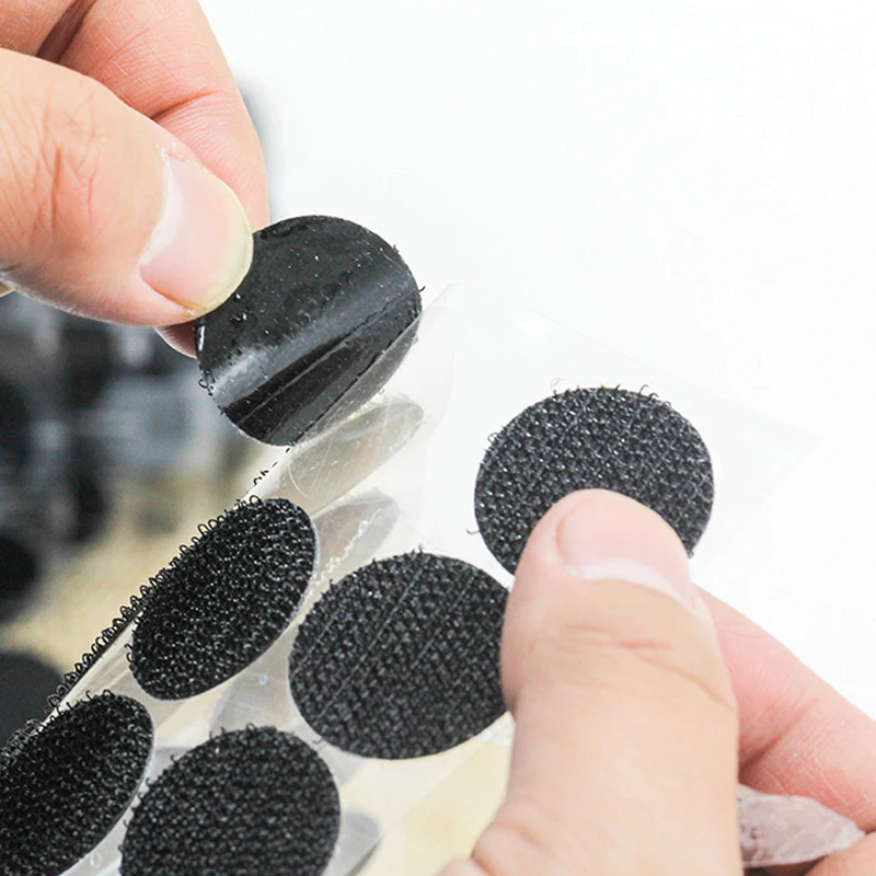 500Pairs Self Adhesive Fastener Strong Tape Dots 10/15/20/25/30mm Glue ...