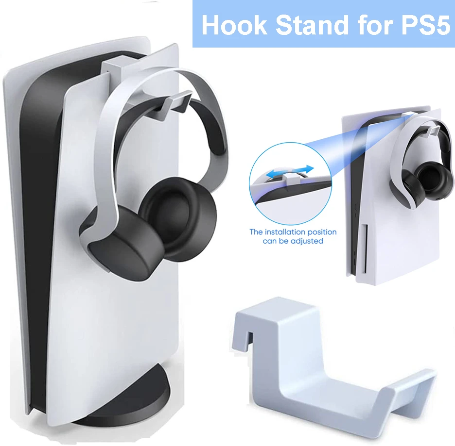 PS5 Game Controller Headset Hanger Holder Simple Lightweight Headphone ...