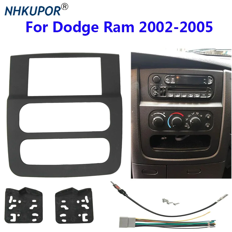 Car-Radio-Fascia-For-Dodge-Ram-1500-2500-3500-2002-2003-2004-2005-Auto ...