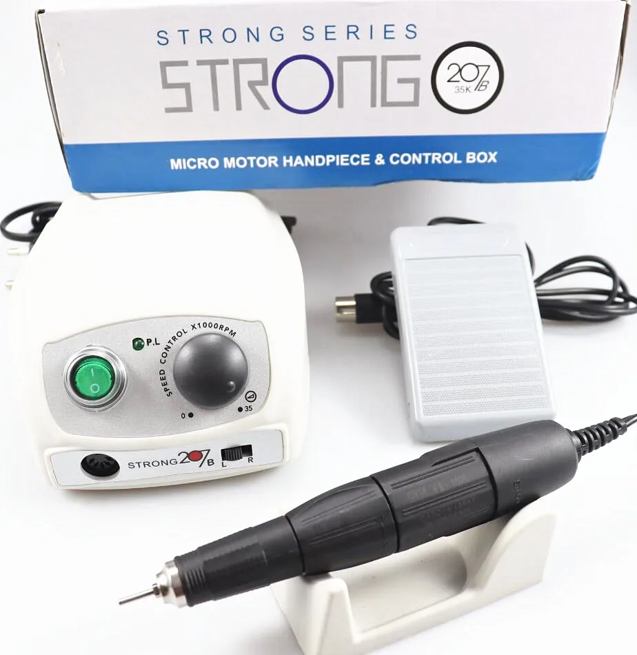 Strong-207-65w-35000RPM-Nail-drill-STRONG-102L-Manicure-machine-For ...