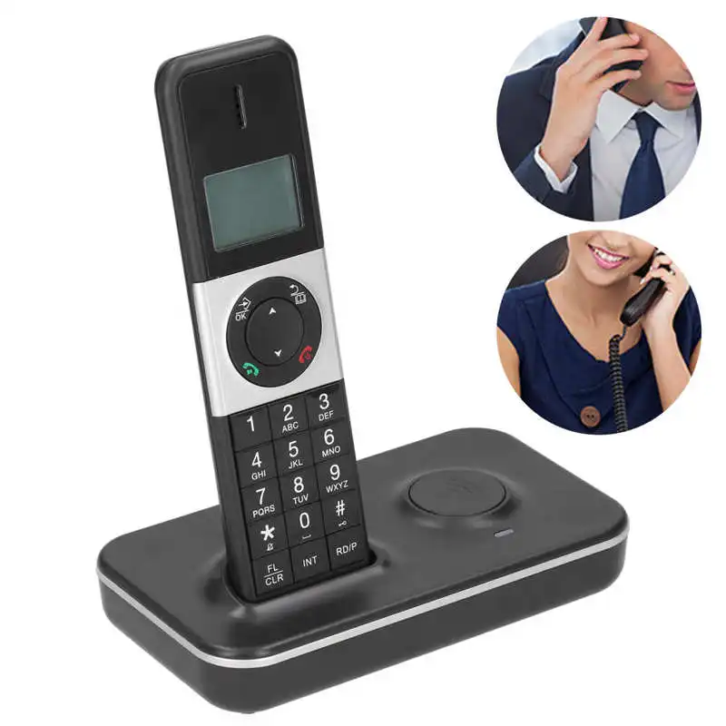 Telephone-Digital-Cordless-Caller-ID-Hands-Free-Business-Fixed-Landline ...