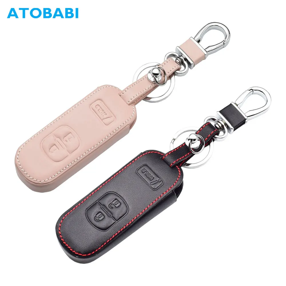 Leather-Car-Key-Case-For-Mazda-3-6-CX9-CX3-CX5-CX7-Speed-Smart-Remote ...
