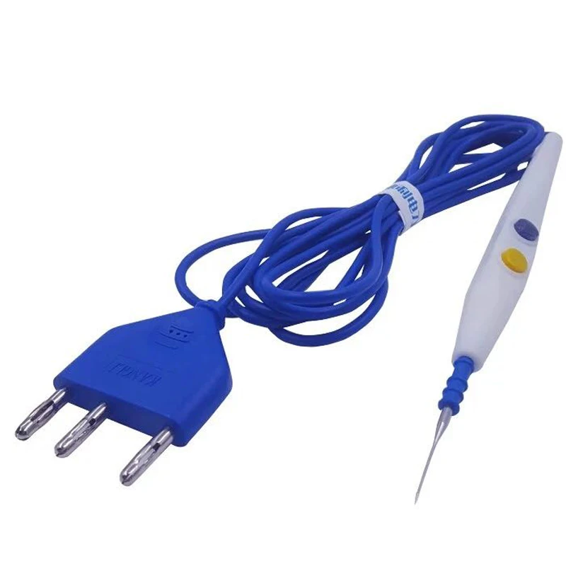 일회용 고주파 전극 전기 나이프 펜 플러그 소켓 1 개, 일회용 메스 작업 LEEP 단극 pettifoggery|치과 실험실 ...