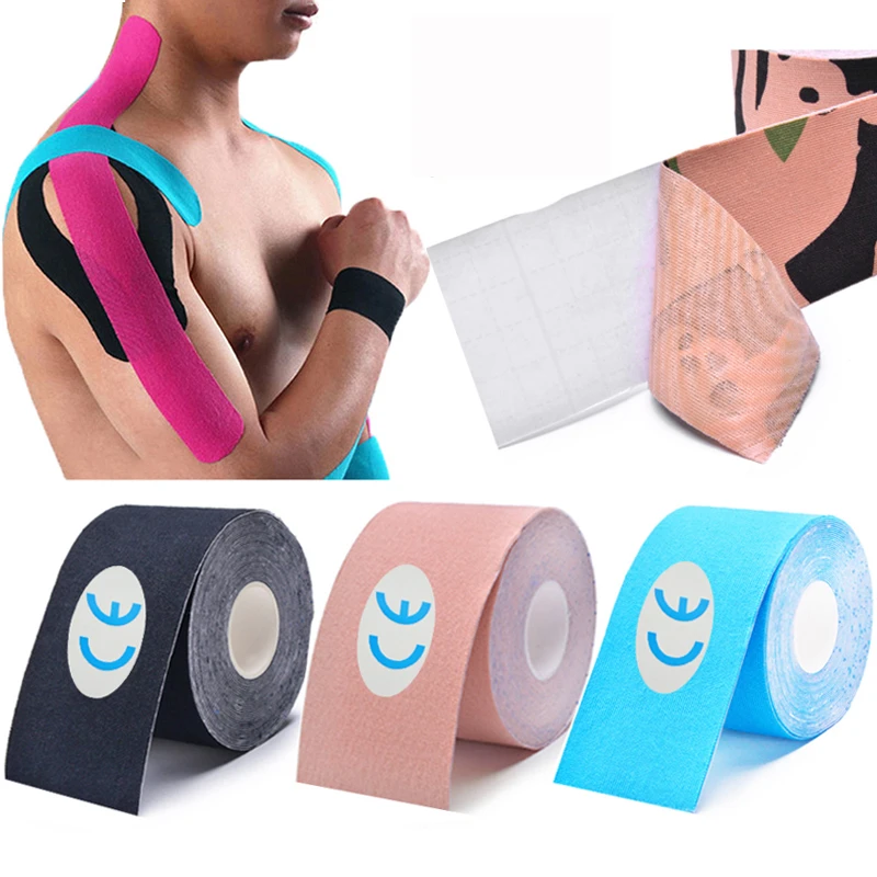 Athletic Kinesiology Tape Sport Recovery Bandage Cotton Waterproof ...