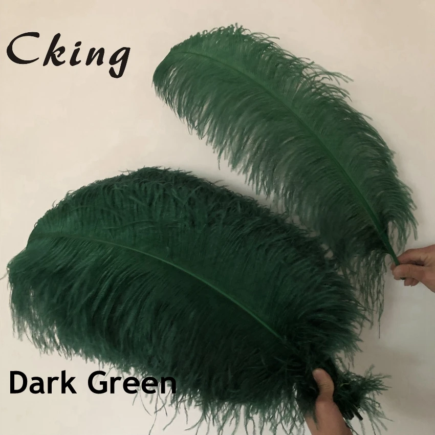 Dark Green Feathers