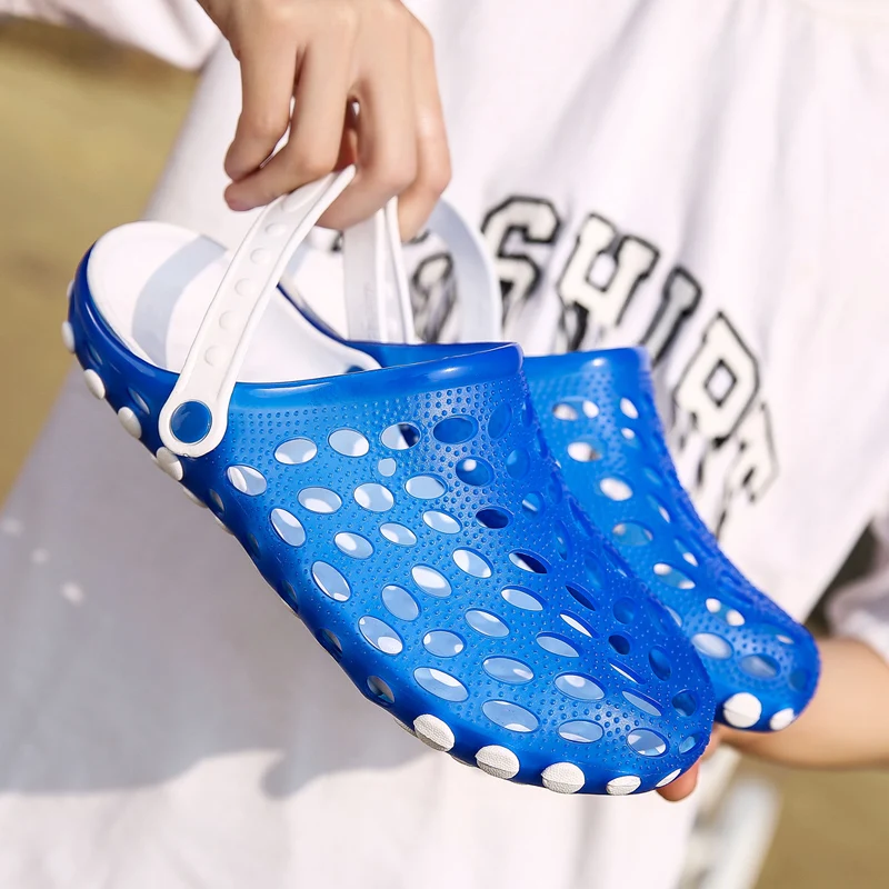 Chanclas de jardín originales para hombre, zapatos de agua de secado ...