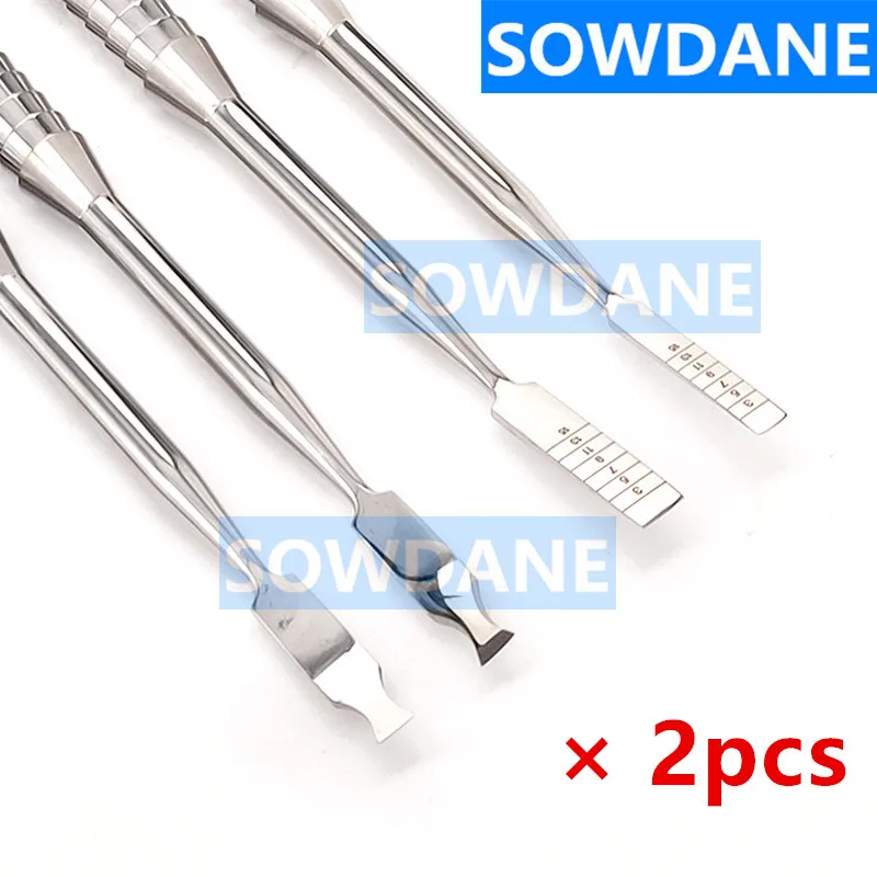 2 Pieces Dental Ochsenbein Chisel Dental Implant Scraper Tooth Bone ...