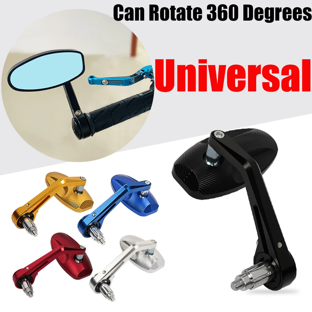 범용 78 핸들 바 사이드 엔드 미러 백미러 초퍼 오토바이 액세서리 거리 자전거 알루미늄신발 구성품 And 액세서리