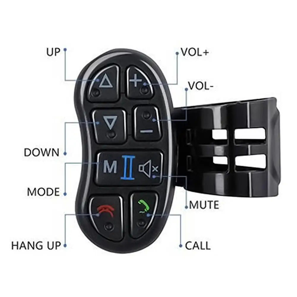 Controlador de volante de coche inteligente inalámbrico Universal, DVD ...