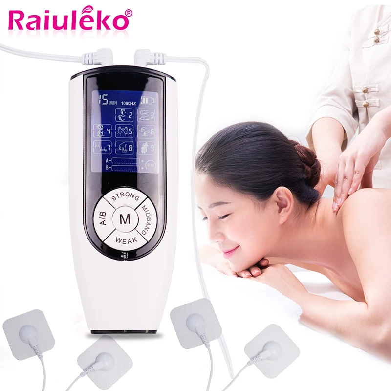Dual-Channel-Electrical-Stimulator-Full-Body-Relax-Muscle-Therapy ...