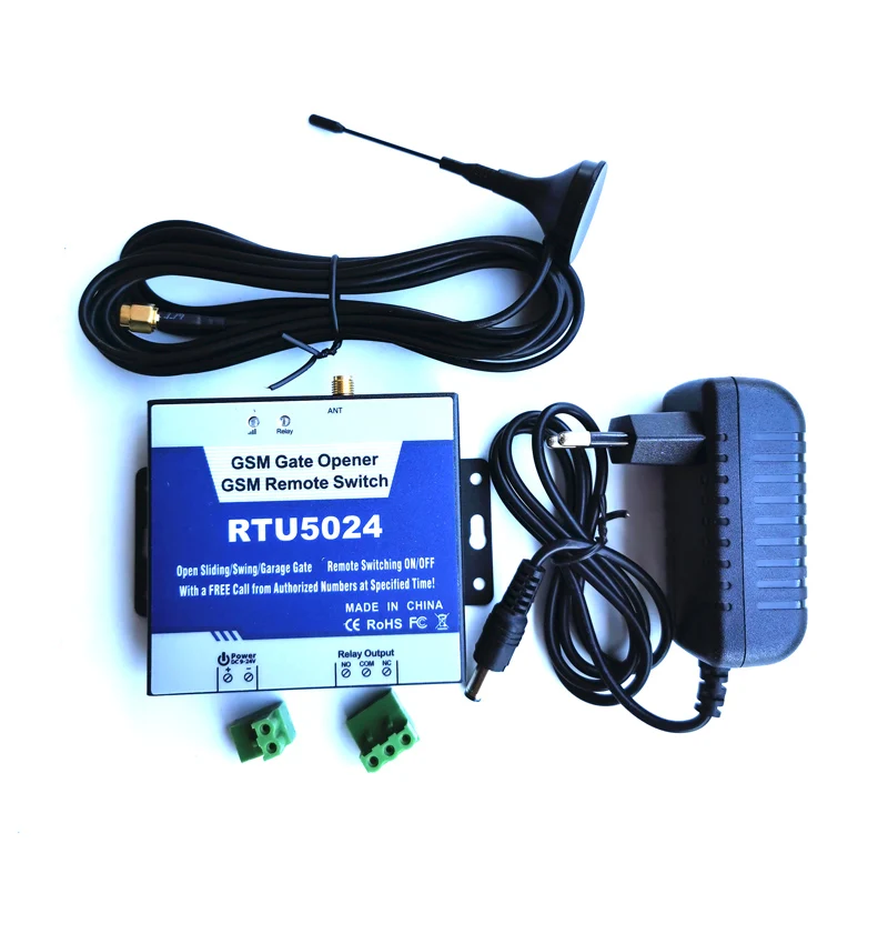Wireless GSM gate opener Remote Relay Switch for Garage Door Automatic ...